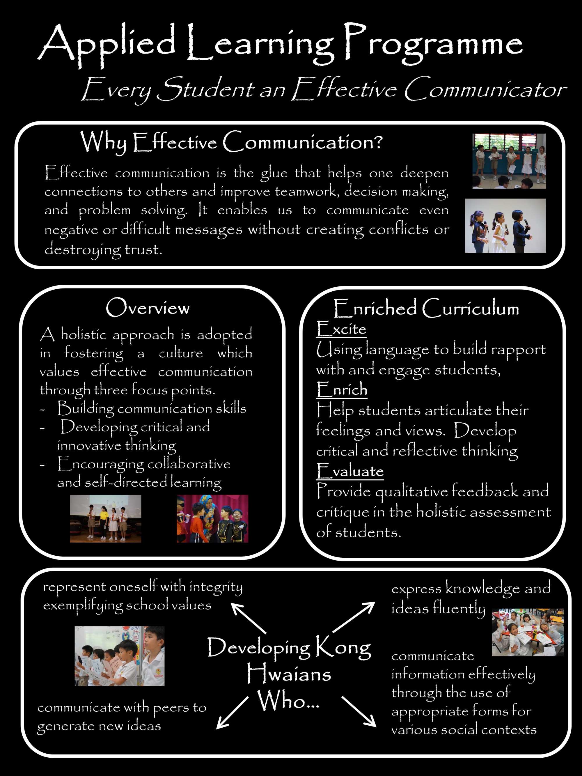 应用学习计划 Applied Learning Programme (ALP)